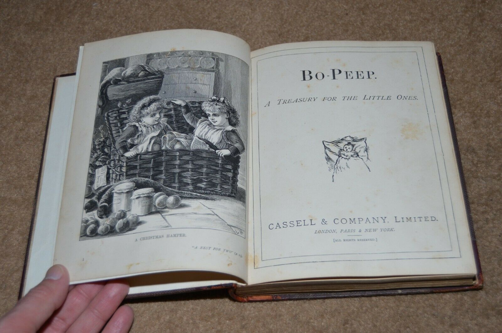 BO PEEP Treasury For The Little Ones 1883 Children ' S Book | #18087500