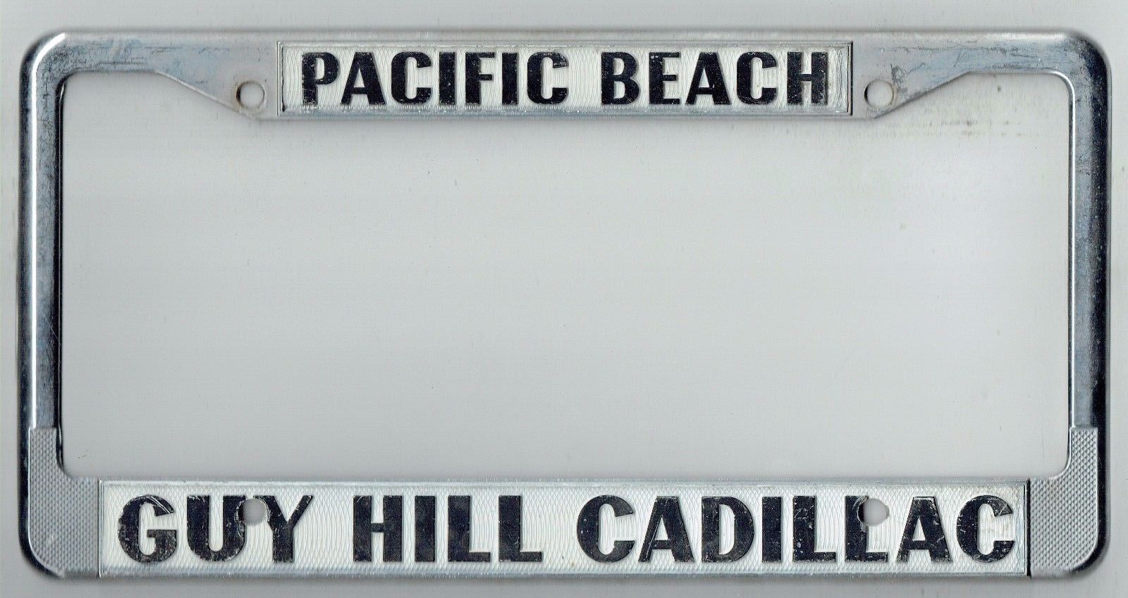 Pacific Beach California Guy Hill Cadillac Vintage GM Dealer License ...