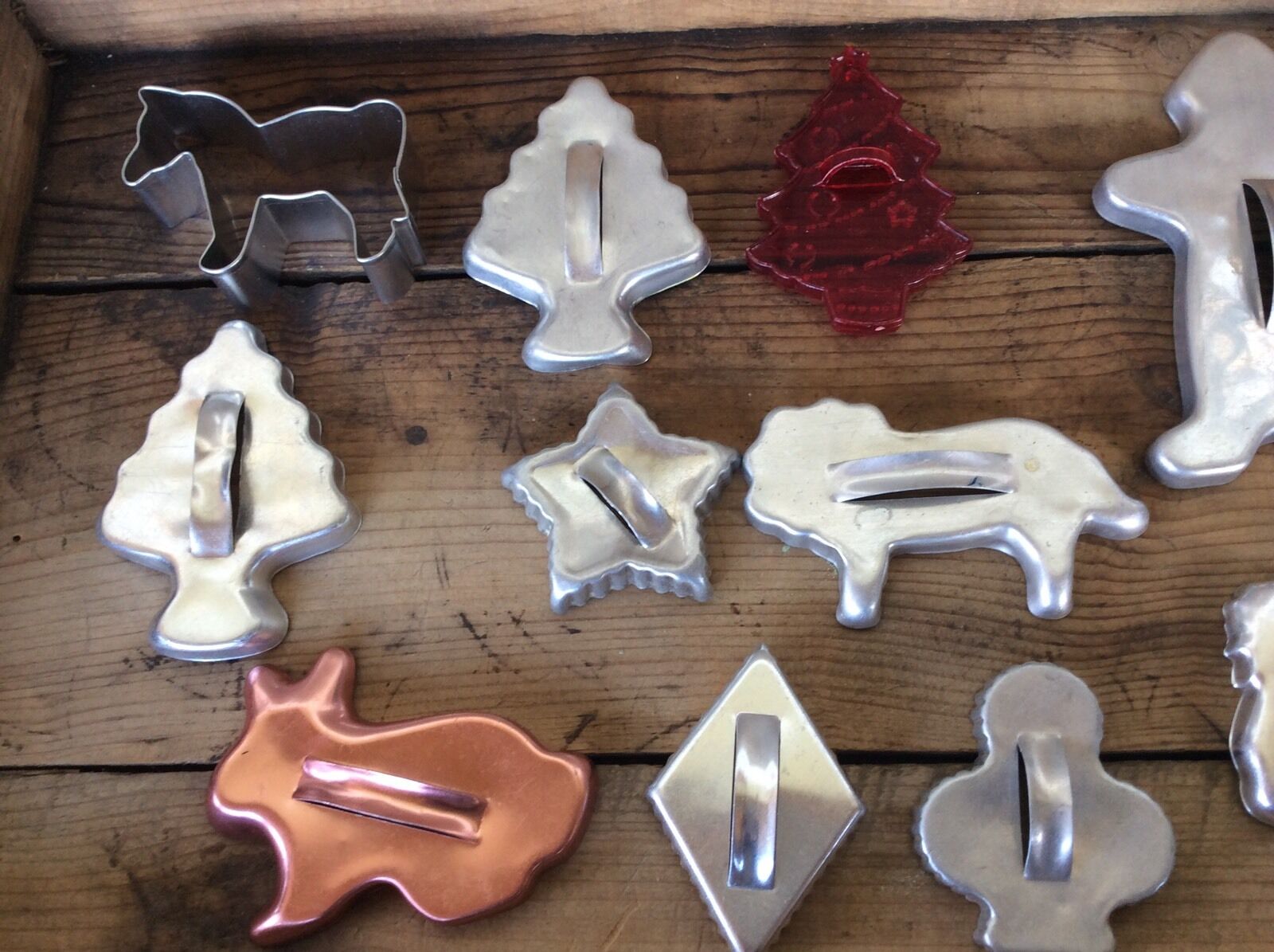 Vintage Group Of Eleven Classic And Unique Shaped Cookie Cutters ...