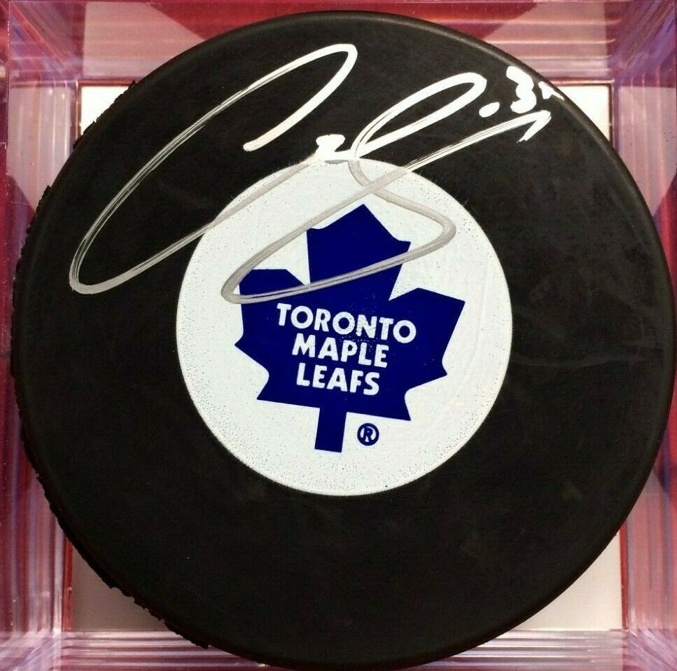 CURTIS JOSEPH PUCK TORONTO MAPLE LEAFS SIGNED AUTOGRAPHED | #18018376