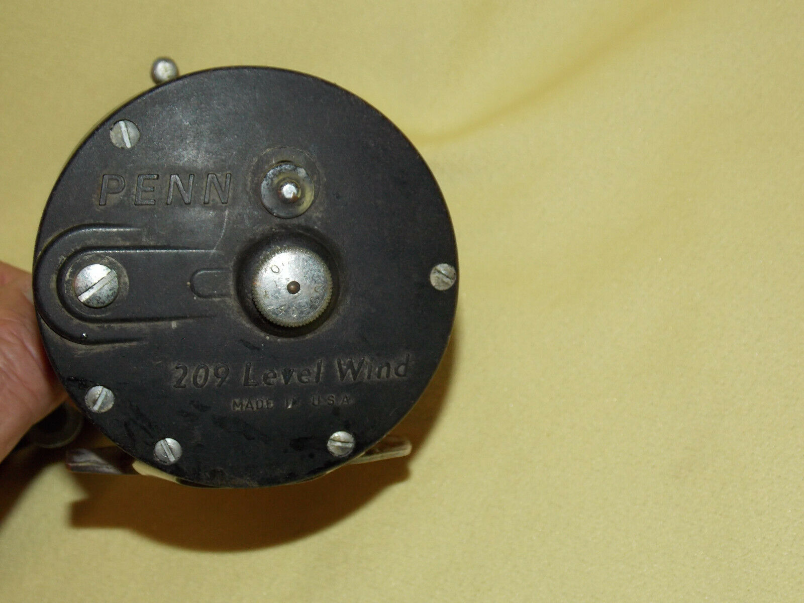 VERY GOOD VINTAGE PENN 209 Level Wind Fishing Reel Black Trolling ...