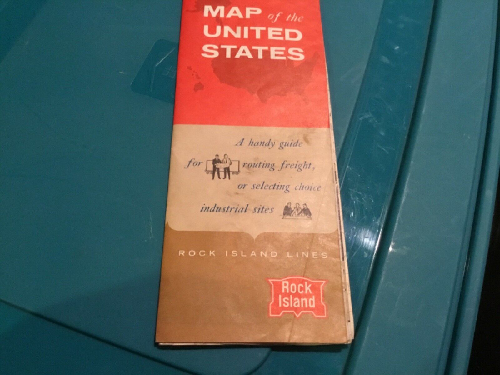 1969 Rock Island Railroad Map Of The United States | #18114266