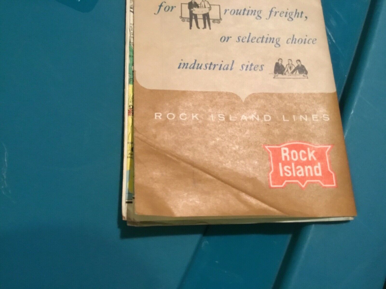 1969 Rock Island Railroad Map Of The United States | #18114266