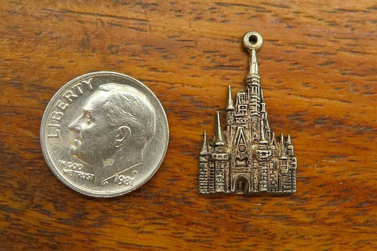 Vintage Silver CASTLE PRINCES CINDERELLA DISNEYLAND WALT DISNEY WORLD ...