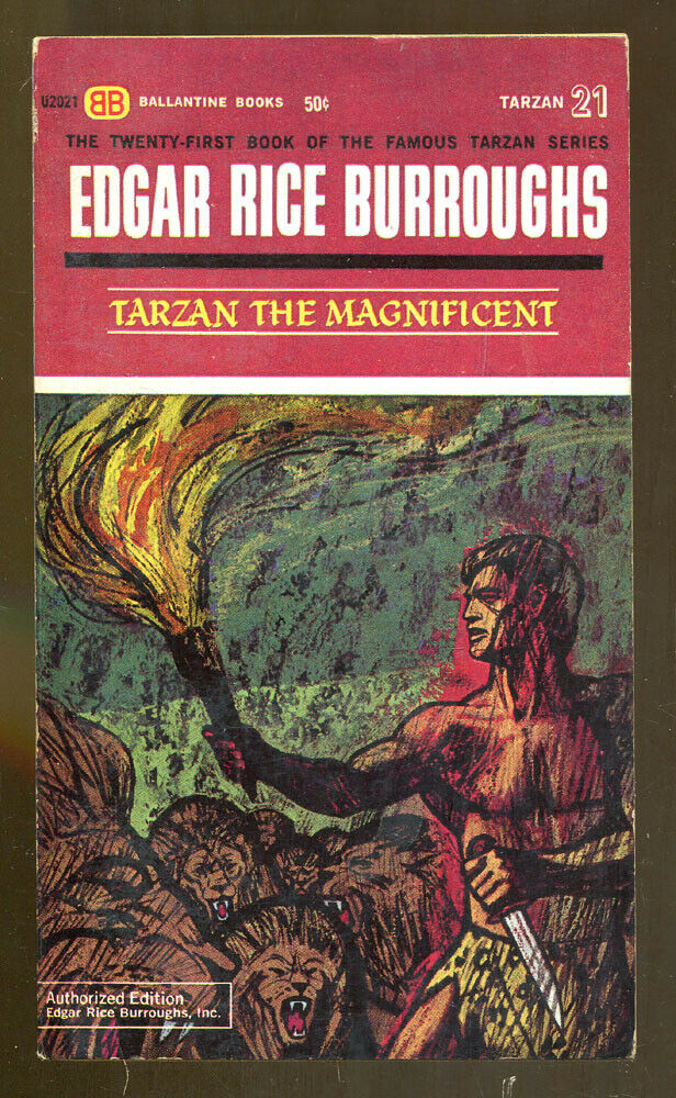 Tarzan The Magnificent By Edgar Rice Burroughs - Vintage Ballantine PB ...