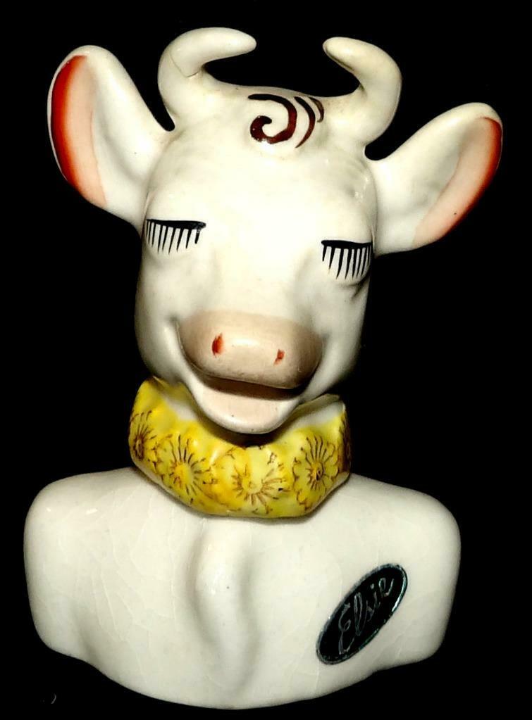 Vintage Ceramic Shakers BORDEN ELSIE THE COW Salt And Pepper Set ...