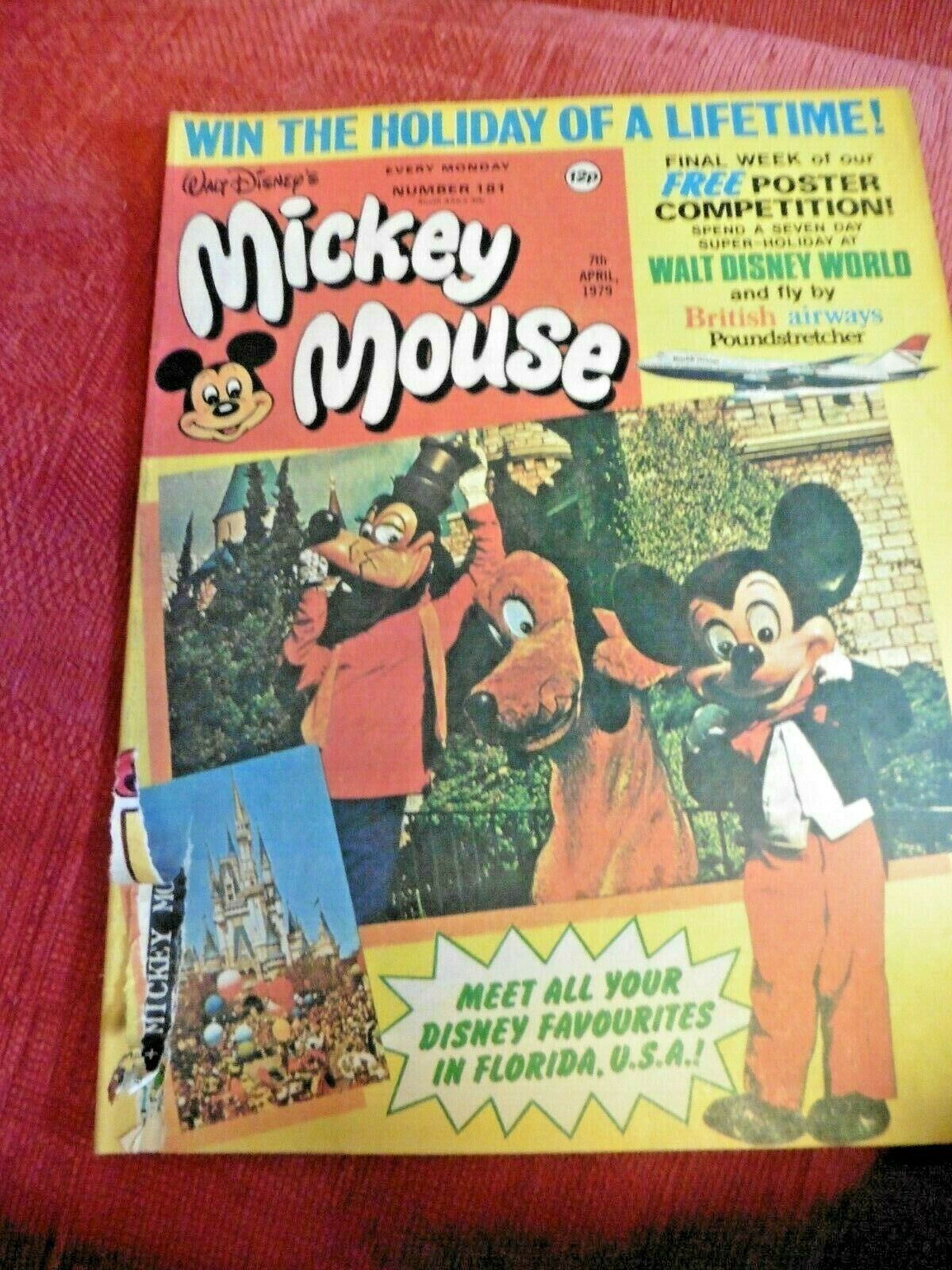 Walt Disneys Mickey Mouse Rare Comic 181 1979 Return From Witch ...