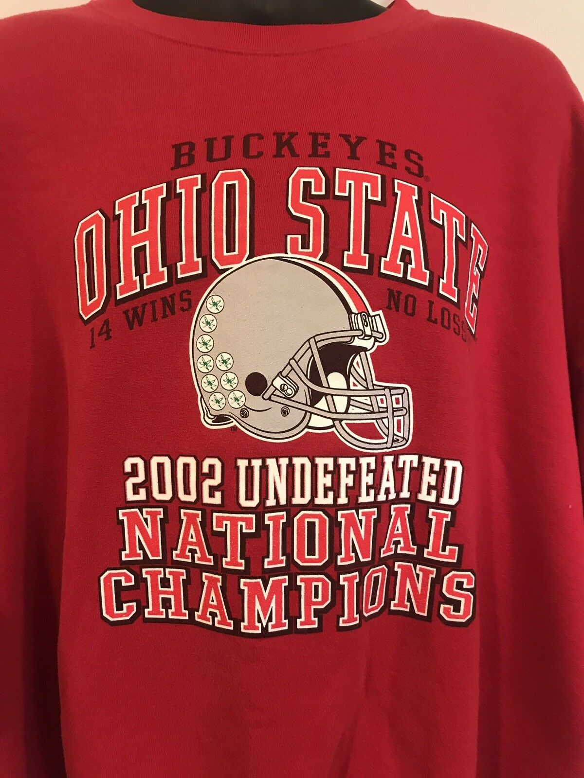 2002 OHIO STATE BUCKEYES Football PERFECT SEASON National Champs (XXL ...