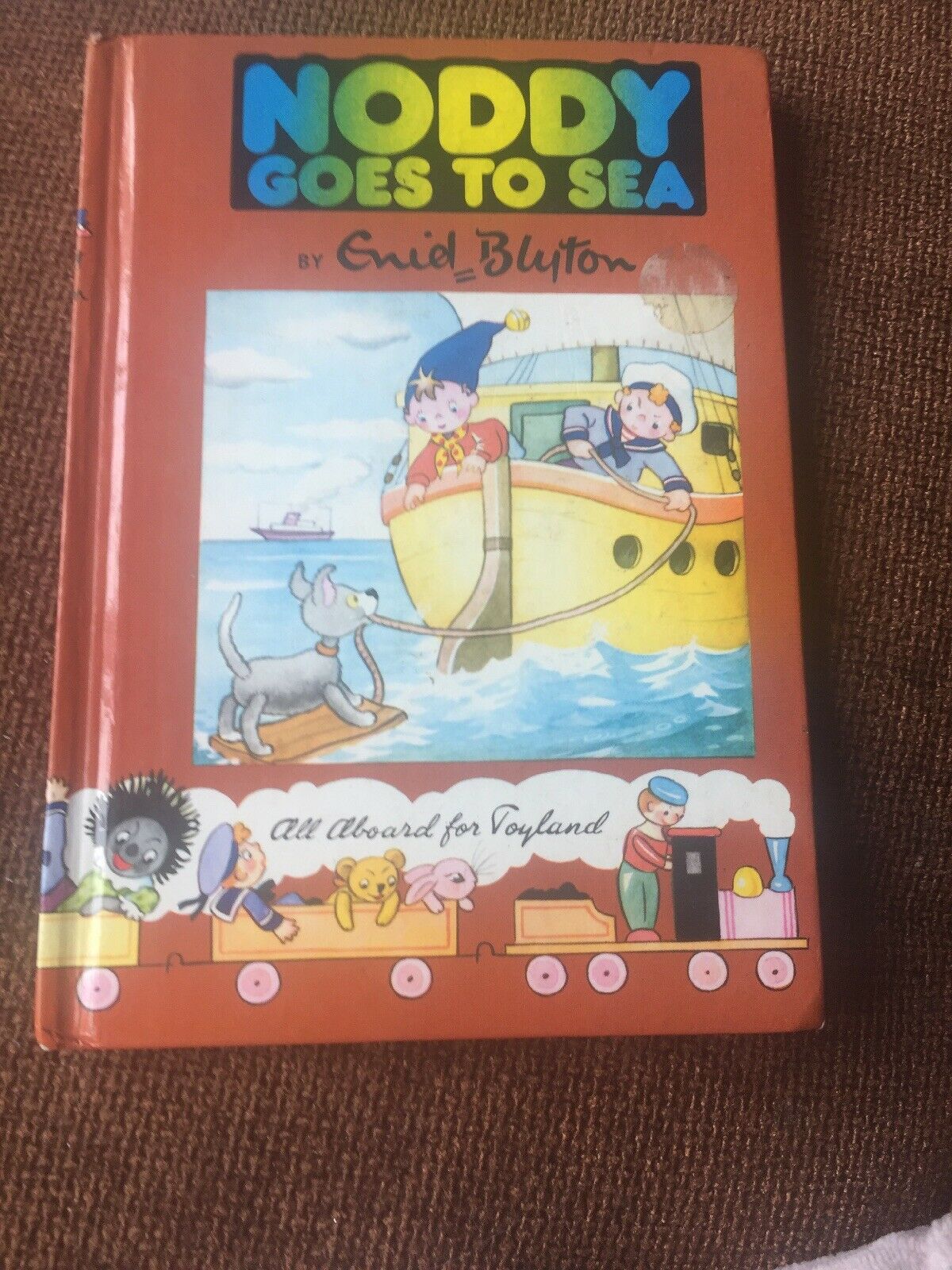 Child’s Noddy Story Book Noddy Goes To Sea Enid Blyton | #17952273