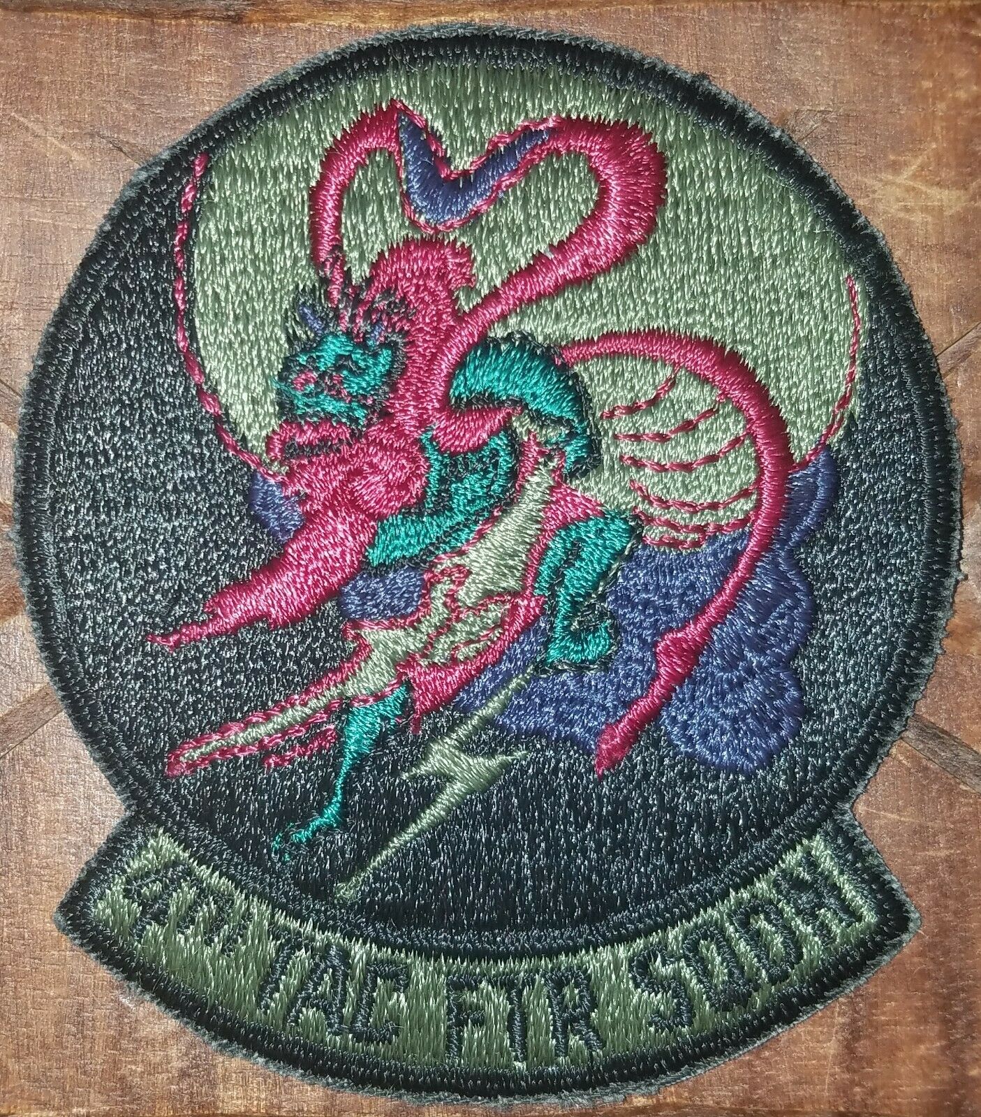 USAF: 4th TACTICAL FIGHTER SQUADRON US AIR FORCE PATCH Subdued Vintage ...