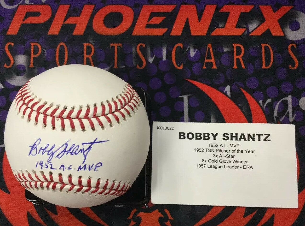 Bobby Shanty Signed Auto Autograph Official Major League Baseball HOF ...
