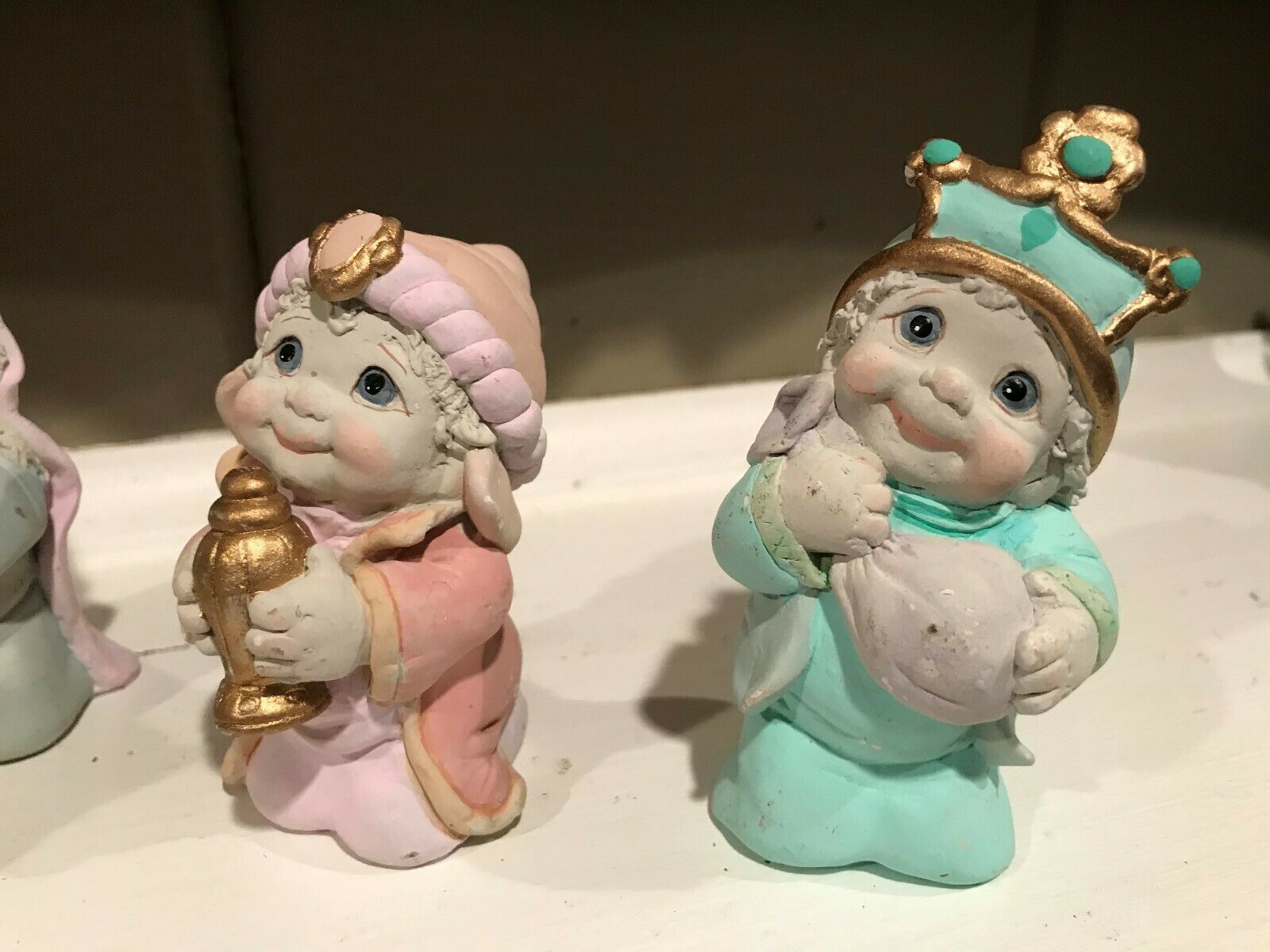 Vtg ' 95 Dreamsicles 6 Pc Nativity Set Mary Joseph Baby Jesus Magi ...