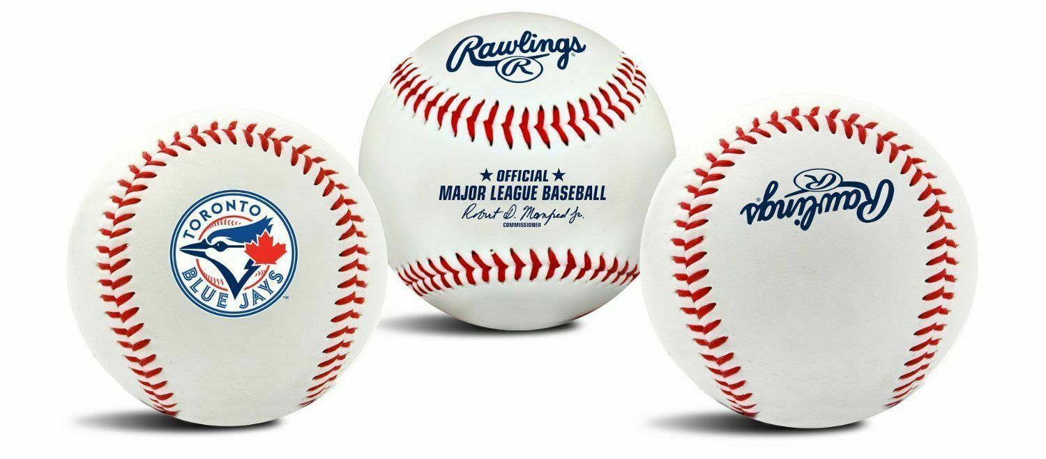 Rawlings Toronto Blue Jays Team Logo Manfred MLB Baseball Autograph ...
