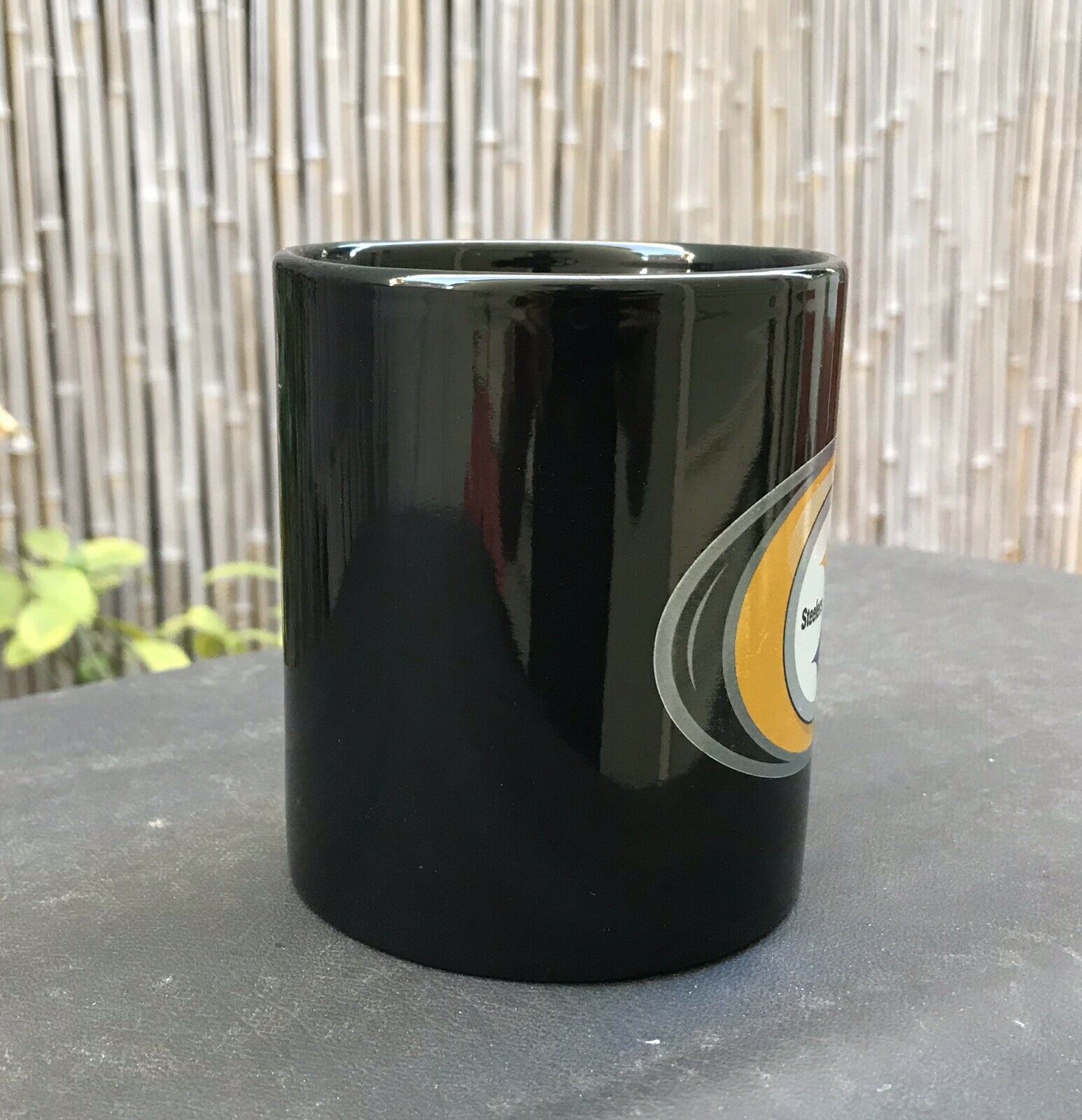 Pittsburgh Steelers Coffee Mug 10 Oz. Black Logo Authentic Licensed NFL ...