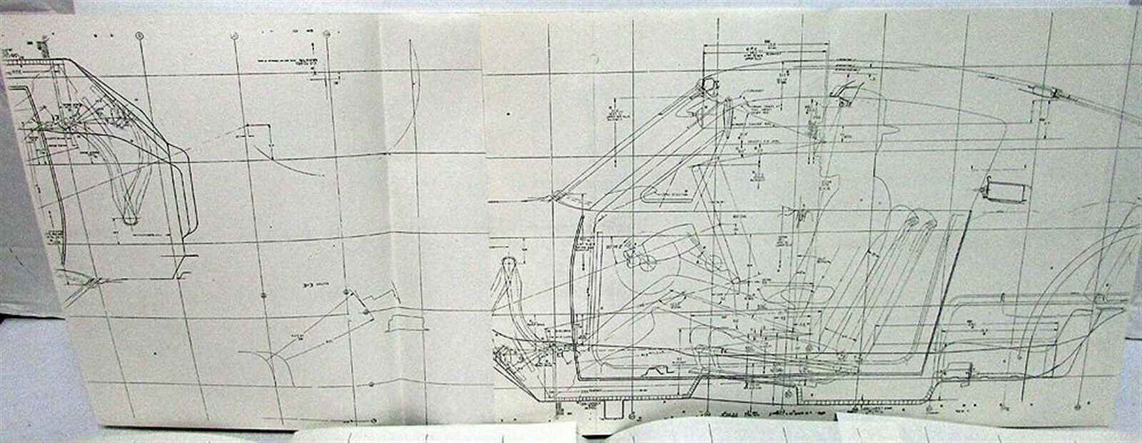 1964 1/2 1965 Ford Mustang Factory Engineering Drawings Blueprints Body ...