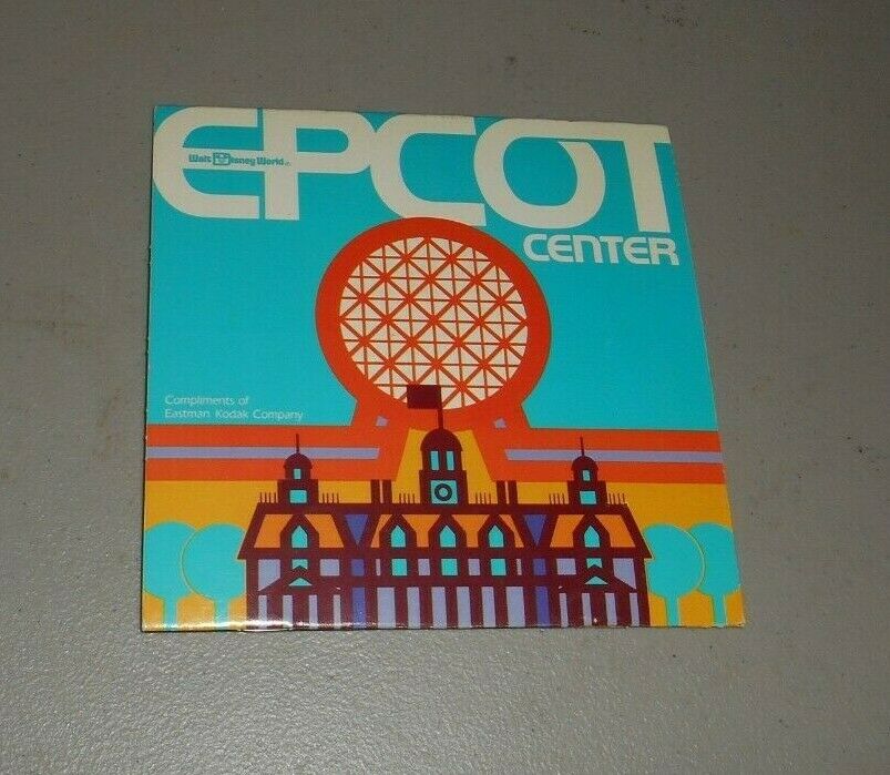 Vintage 1982 Walt Disney World EPCOT Center Kodak Dial Map | #17808089