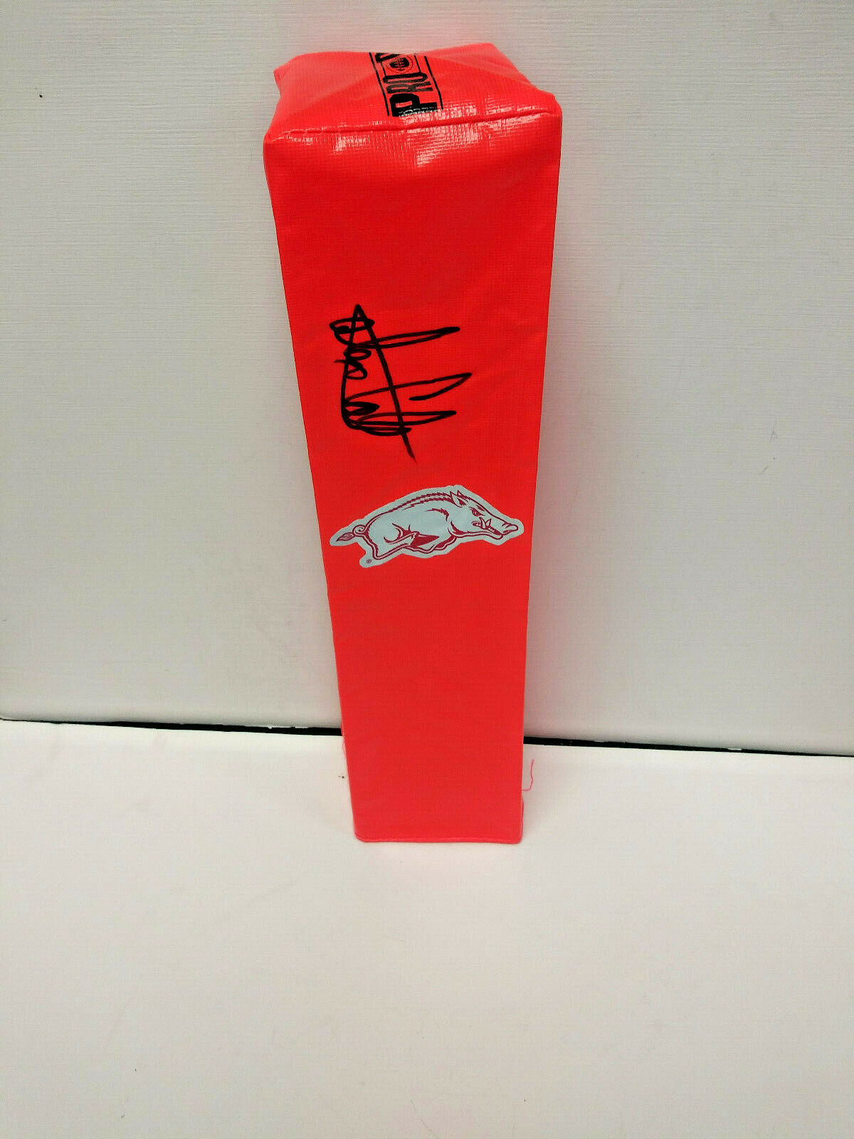 ALEX COLLINS Arkansas Razorbacks SIGNED Football End Zone Pylon | #17814182