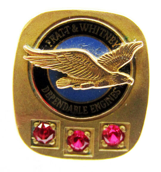Pratt & Whitney 15 Year Service Pin - (gold Filled) | #17815917