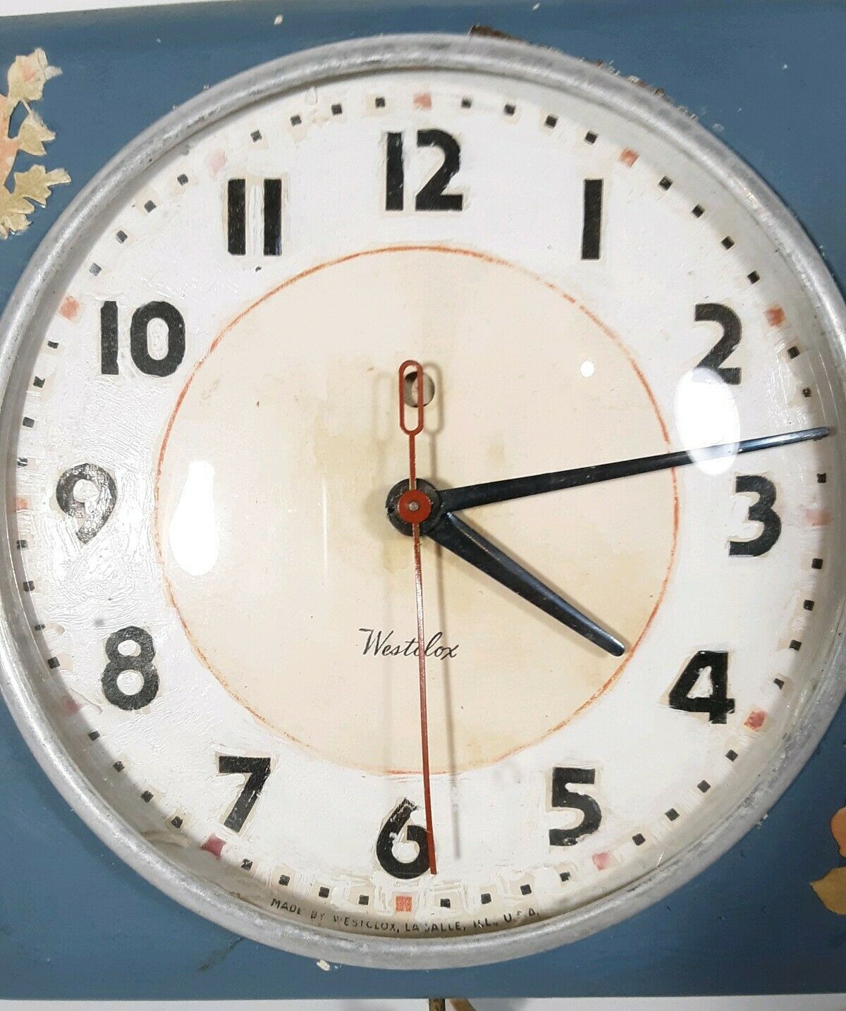Vintage Retro Westclox S7 - A Electric Kitchen Wall Clock | #17736122