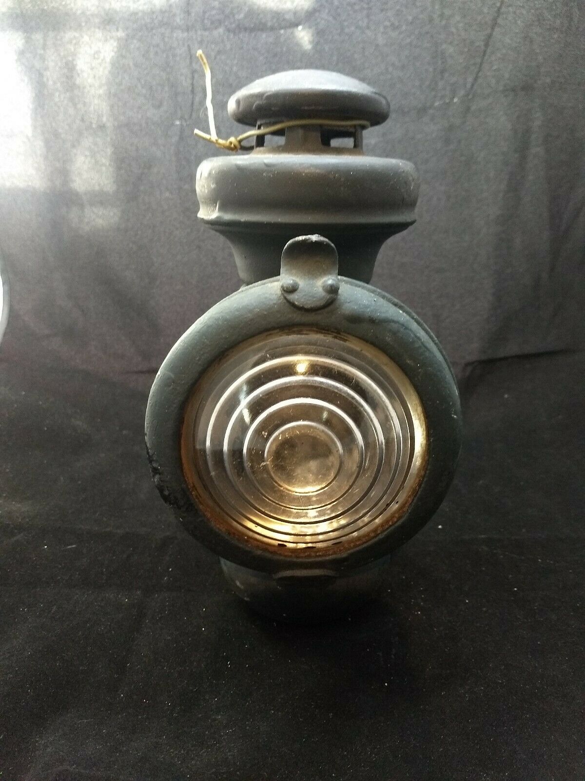 Antique Ford Model T Kerosene Oil Lamp Black Carriage Lantern Headlight ...