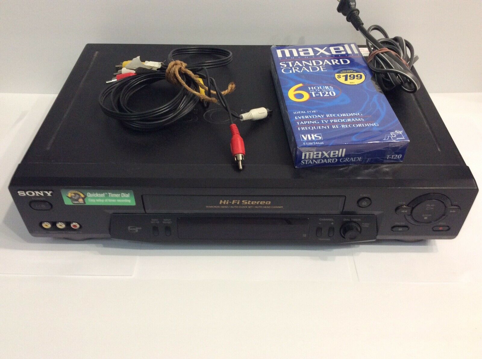 Sony SLV - N71 VCR 4 - Head Hi - Fi Video Cassette Recorder VHS Player ...