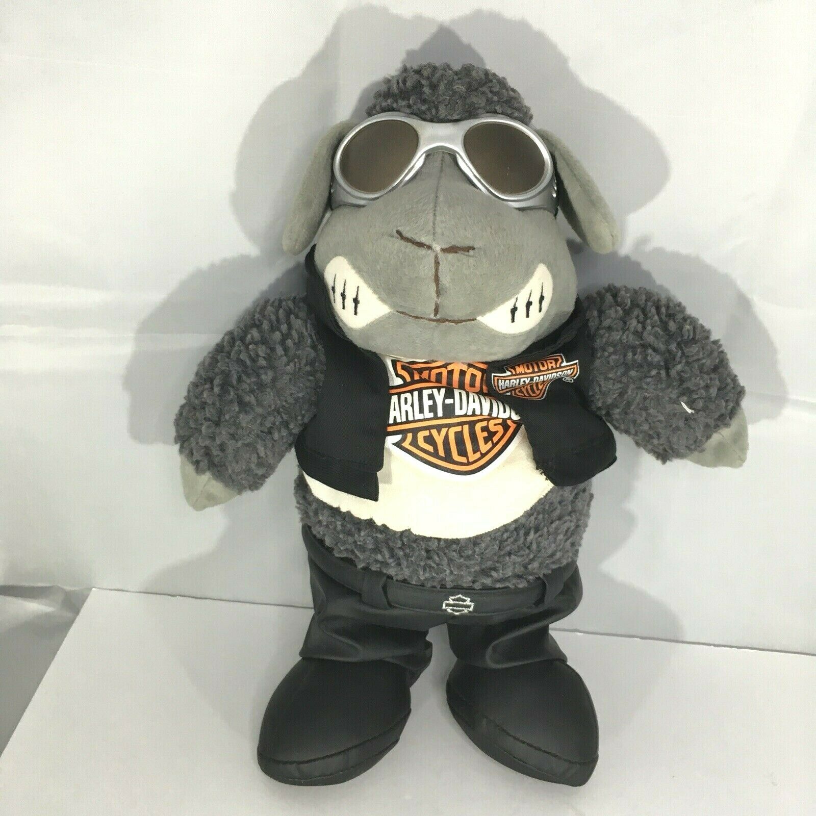 Harley Davidson Motorcycle Biker Club Road Sheep 2010 HD Plush Stuffed ...