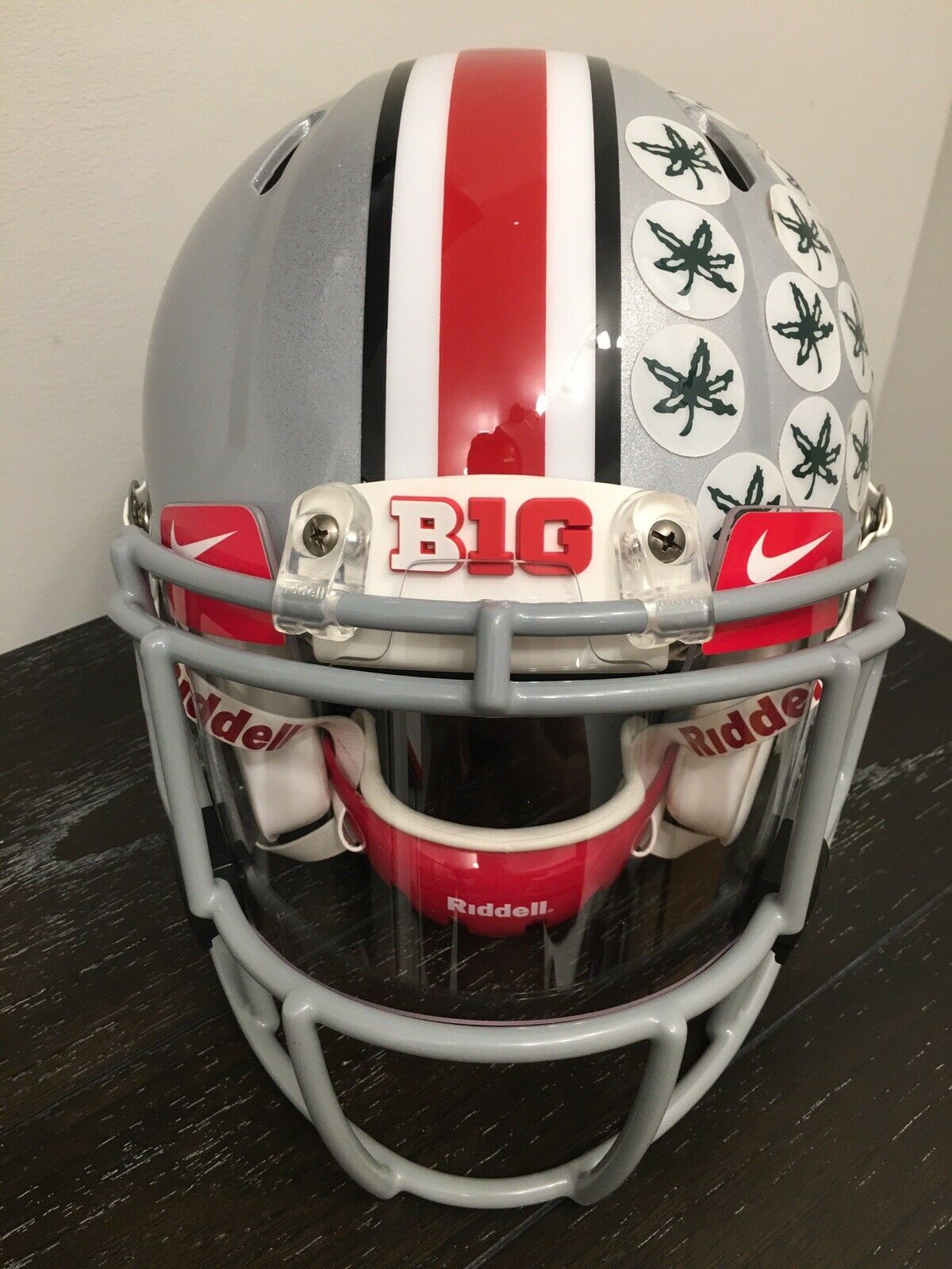Ohio State Buckeyes Custom Team Issue Authentic Riddell Speed Helmet W ...