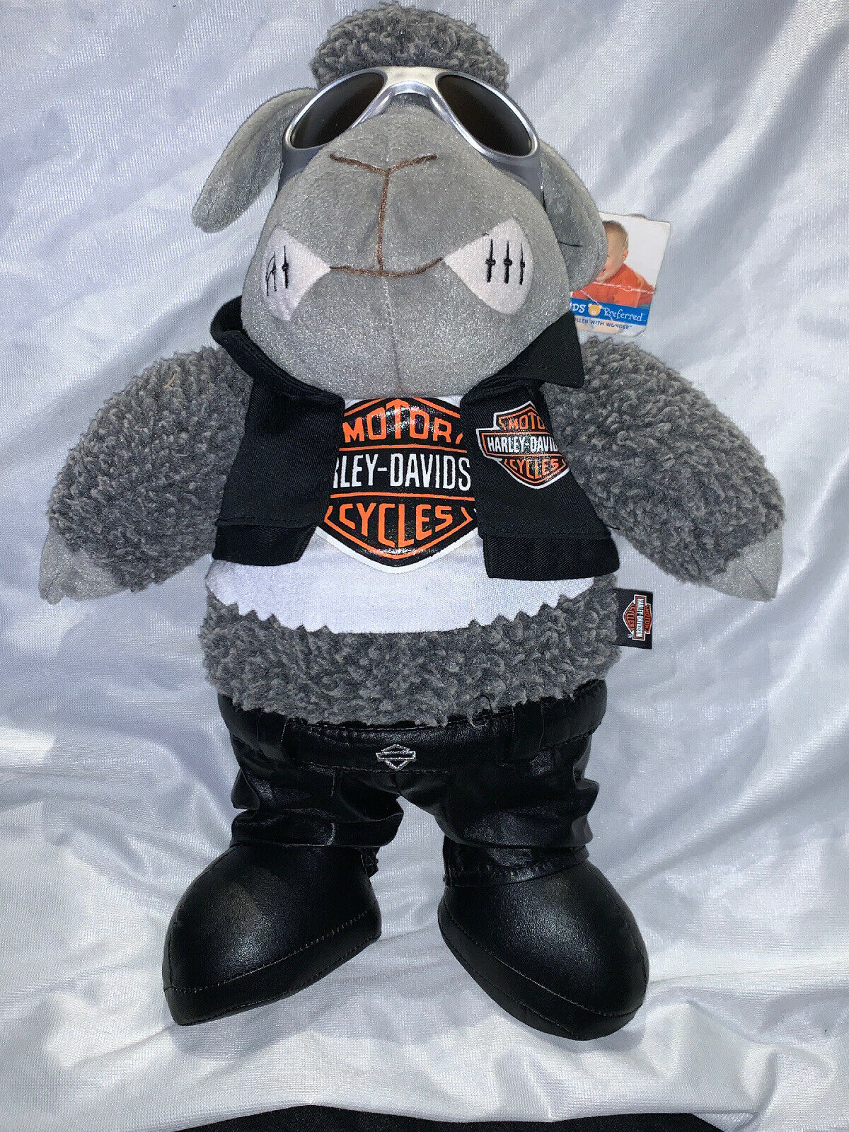 Harley Davidson Motorcycle Biker Club Road Sheep 2010 HD Plush Stuffed ...
