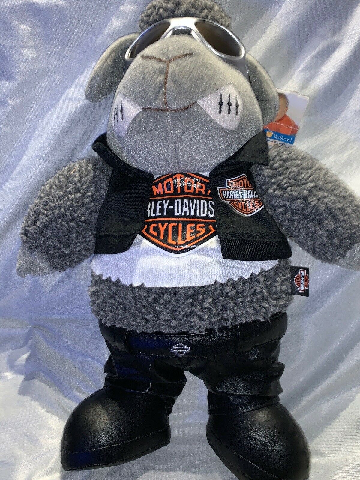 Harley Davidson Motorcycle Biker Club Road Sheep 2010 HD Plush Stuffed ...