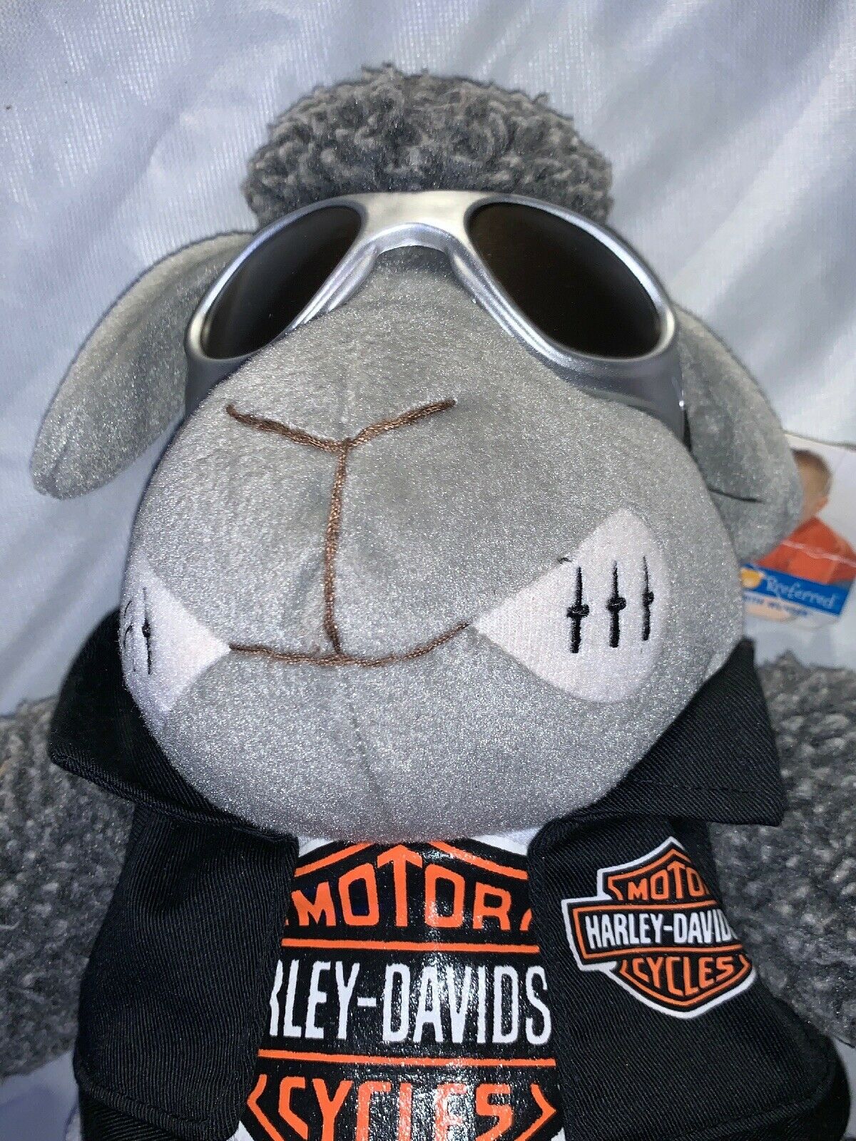 Harley Davidson Motorcycle Biker Club Road Sheep 2010 HD Plush Stuffed ...