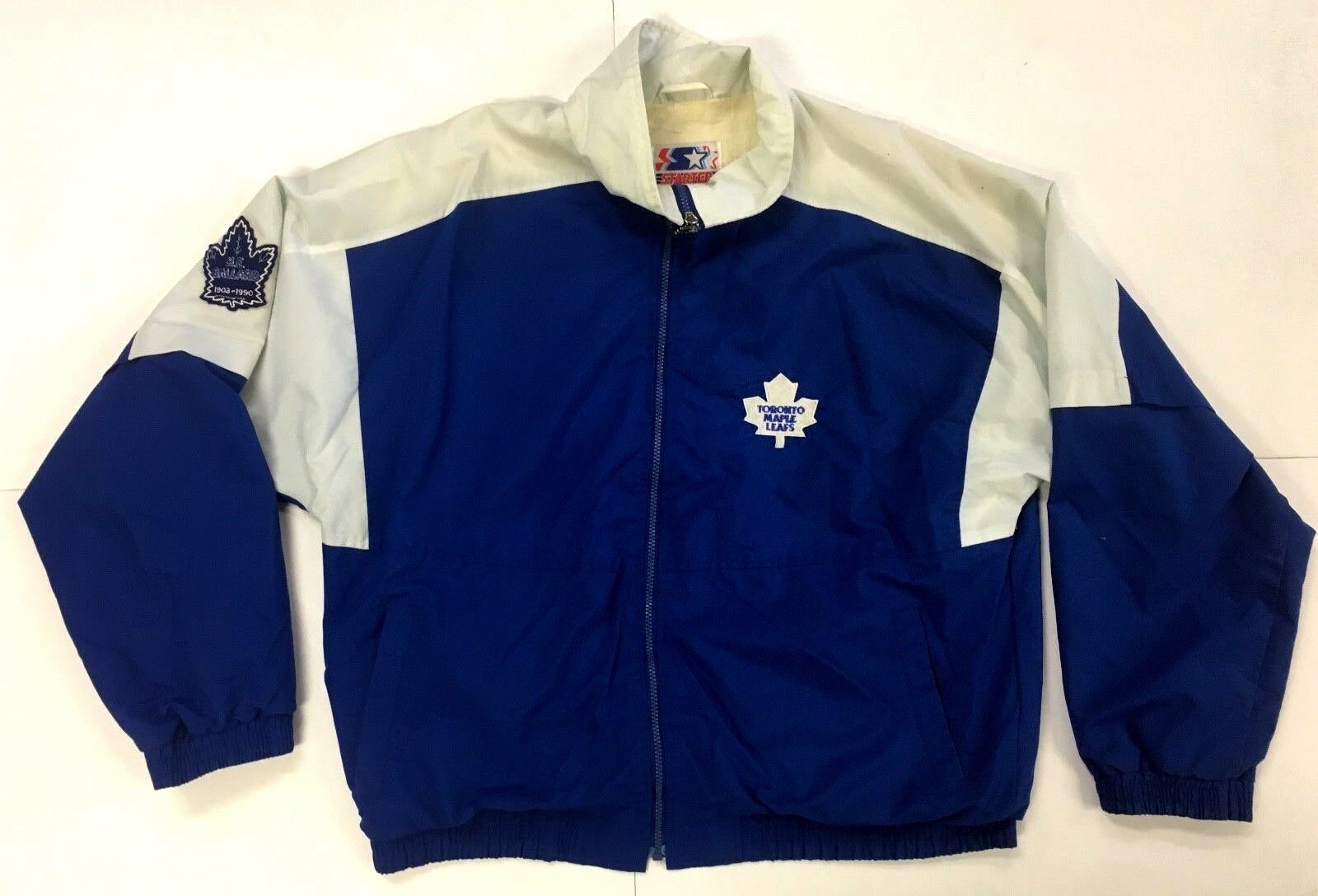 Toronto Maple Leafs Team Issued Staff Starter Jacket 1990 Harold ...