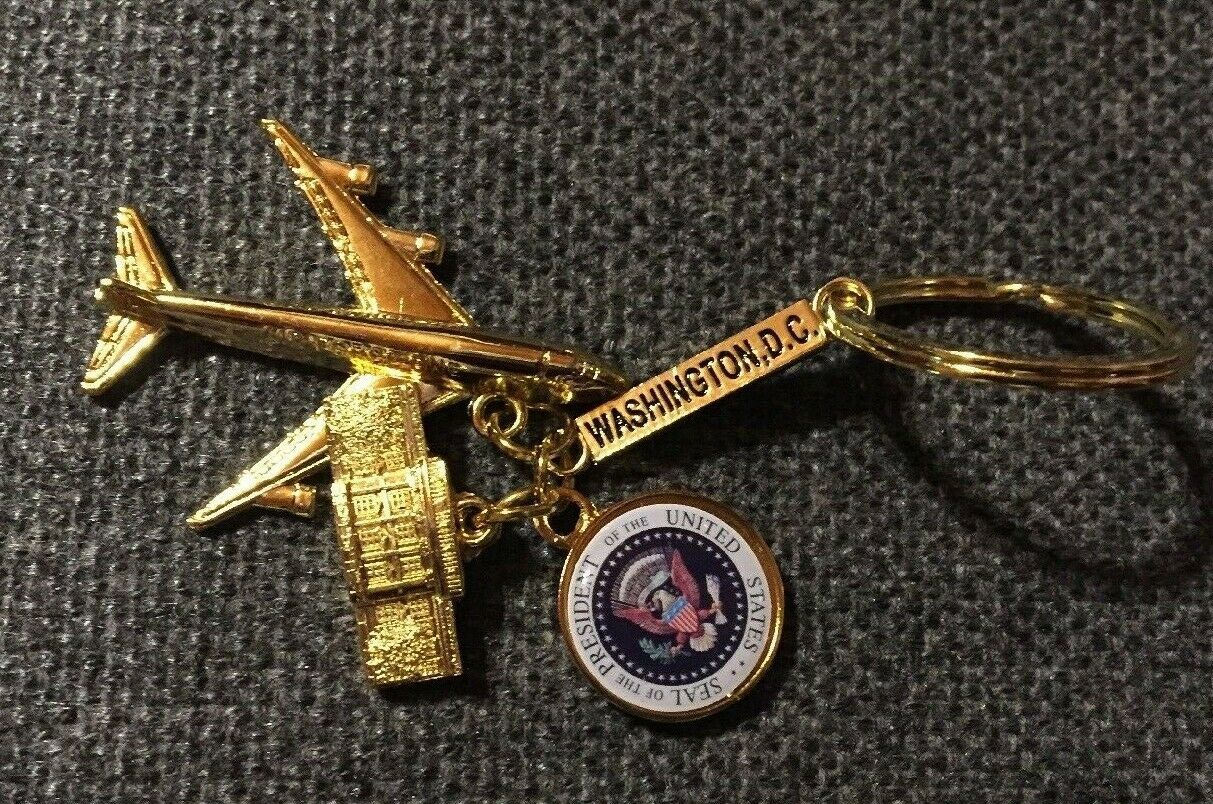 WASHINGTON DC AIR FORCE ONE WHITE HOUSE PRESIDENTIAL SEAL KEY CHAIN ...