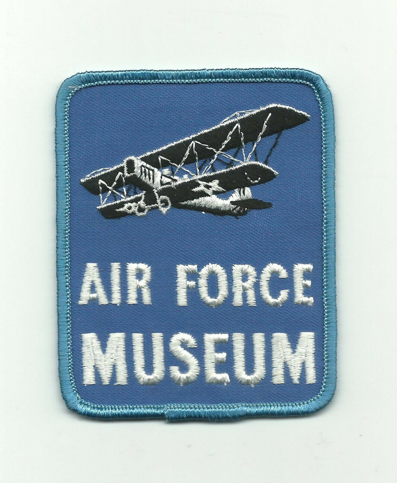 AIR FORCE MUSEUM PATCH BIPLANE DAYTON OHIO SOUVENIR BADGE NATIONAL ...