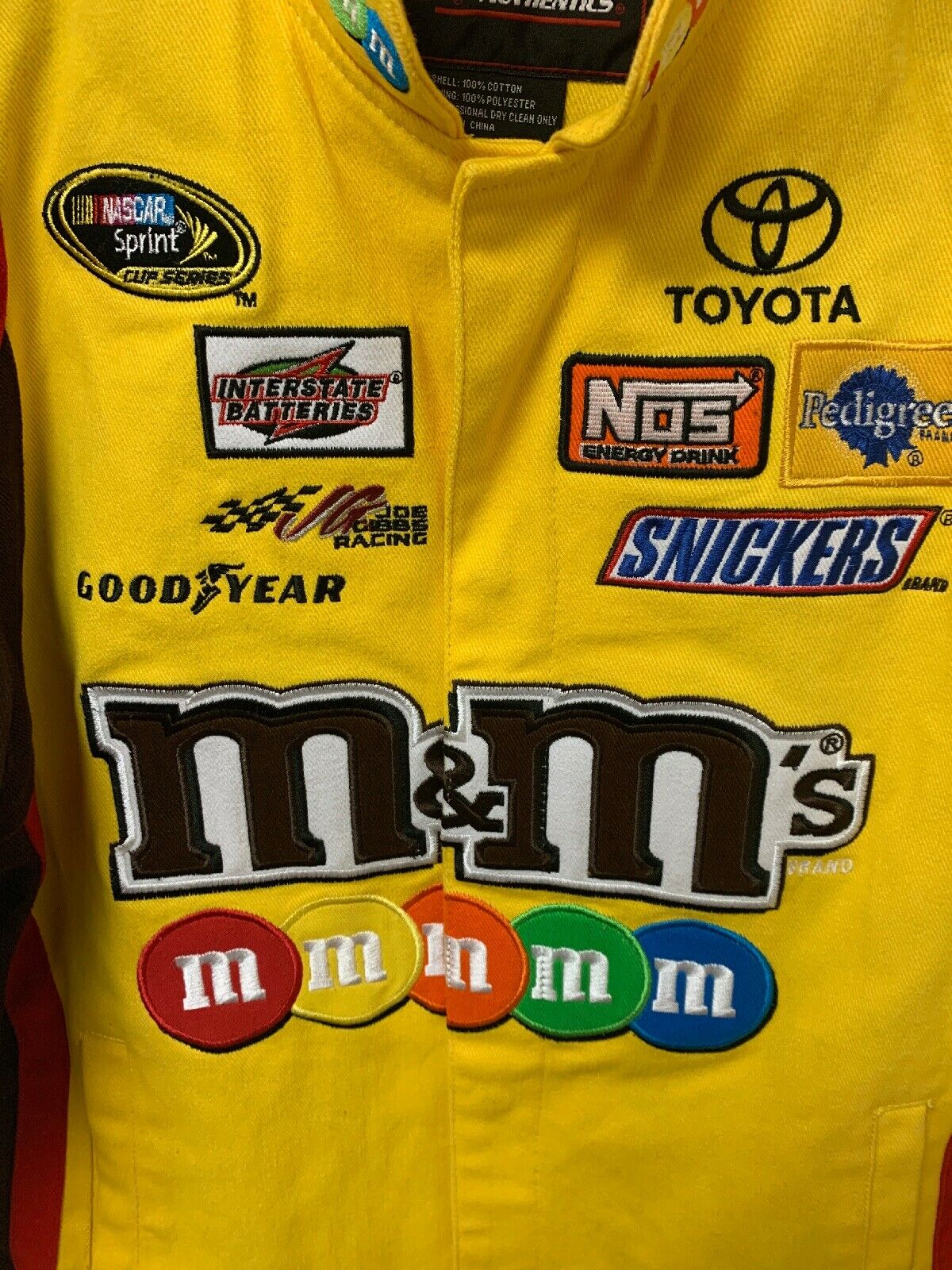 Nascar Chase Authentics M&M ' S Kyle Busch Embroidered Patches Racing ...