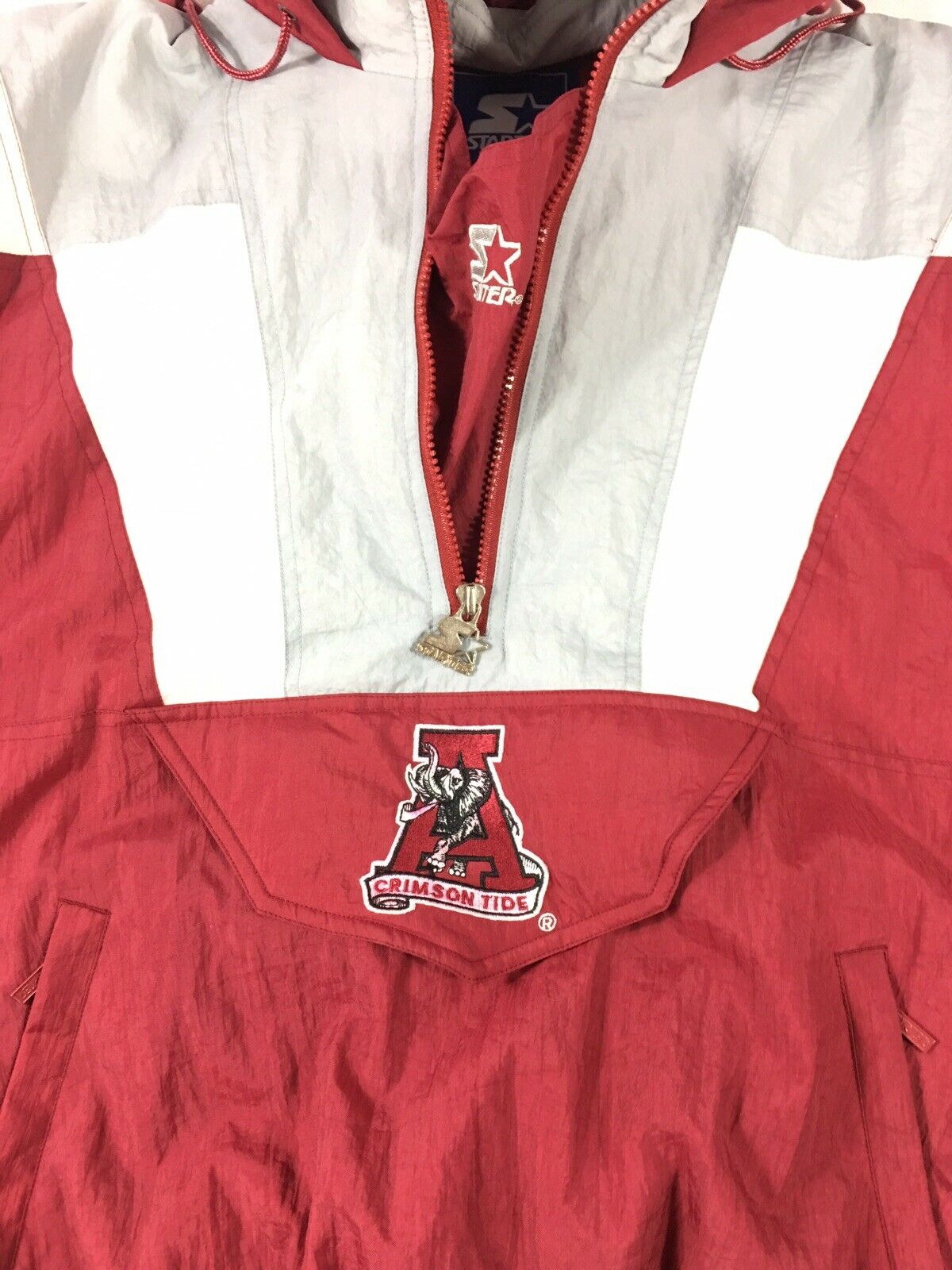 Vintage University Of Alabama Crimson Tide Starter Jacket Pullover Men ...