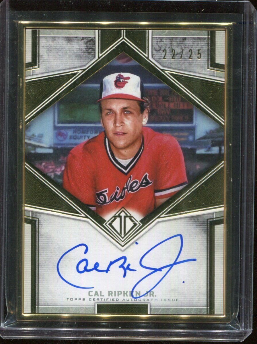 2019 Topps Transcendent Cal Ripken Jr. Base Metal Frame Auto Ed 22/25 ...