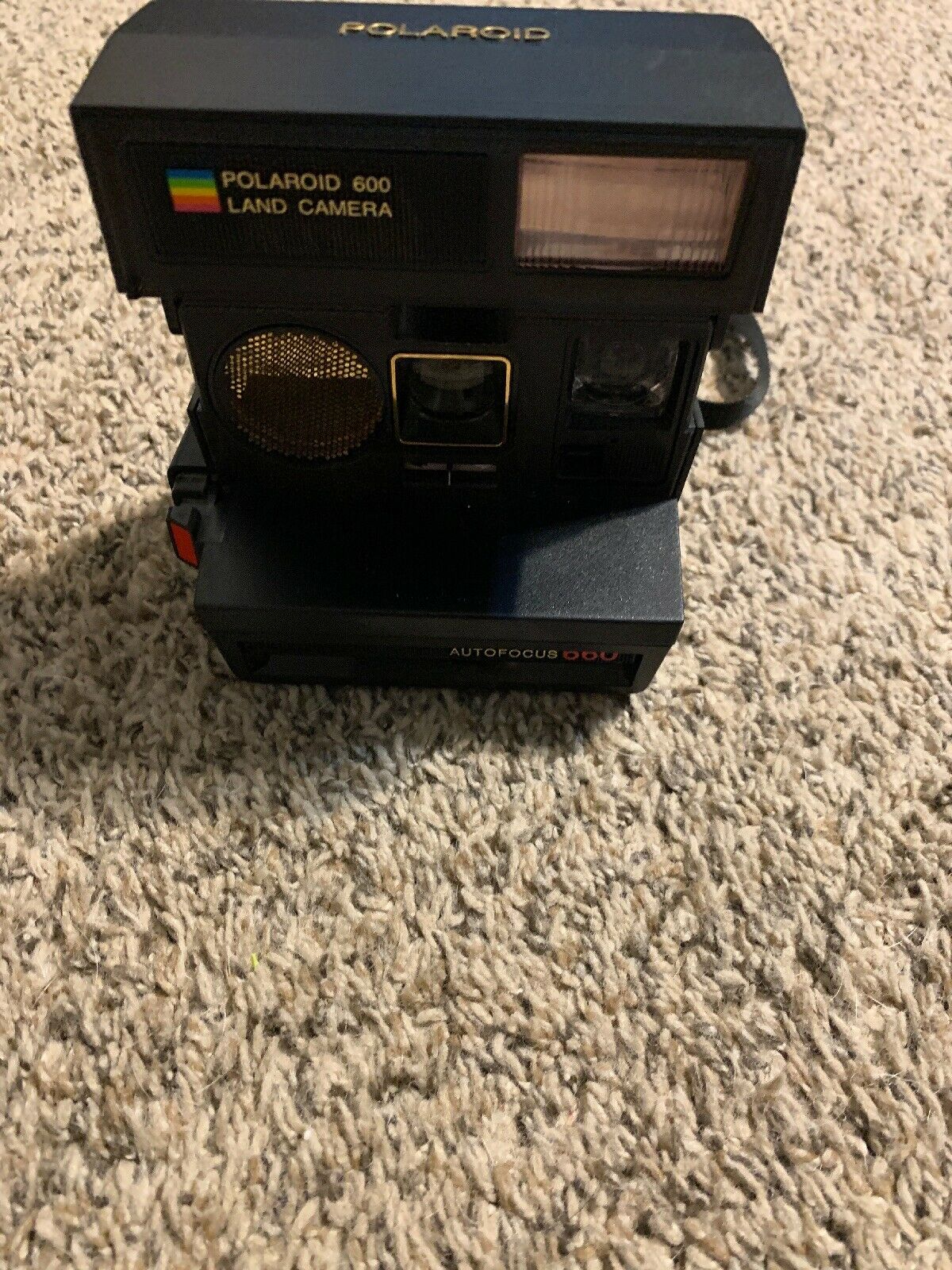 Vintage Polaroid 600 Rainbow Land Camera Autofocus 660 With Strap ...