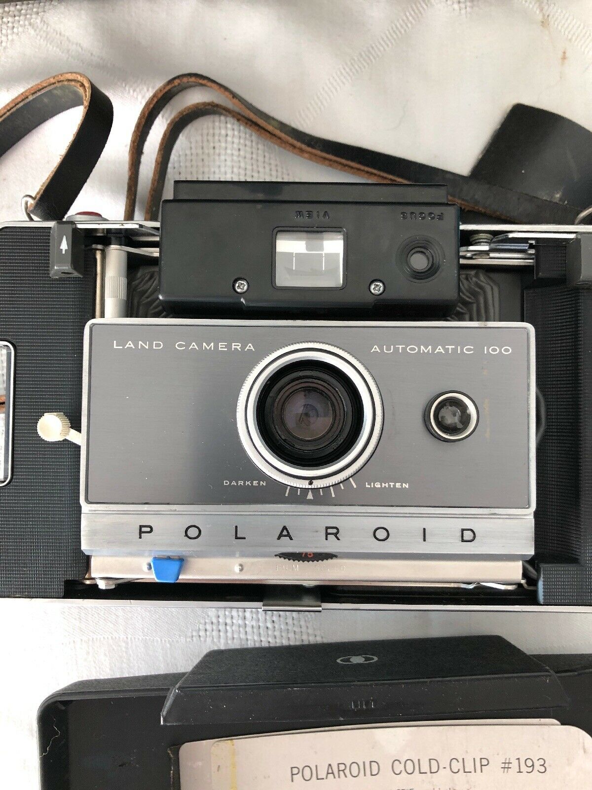 Vintage Polaroid Automatic 100 Land Camera With Case, Flash Manuals ...
