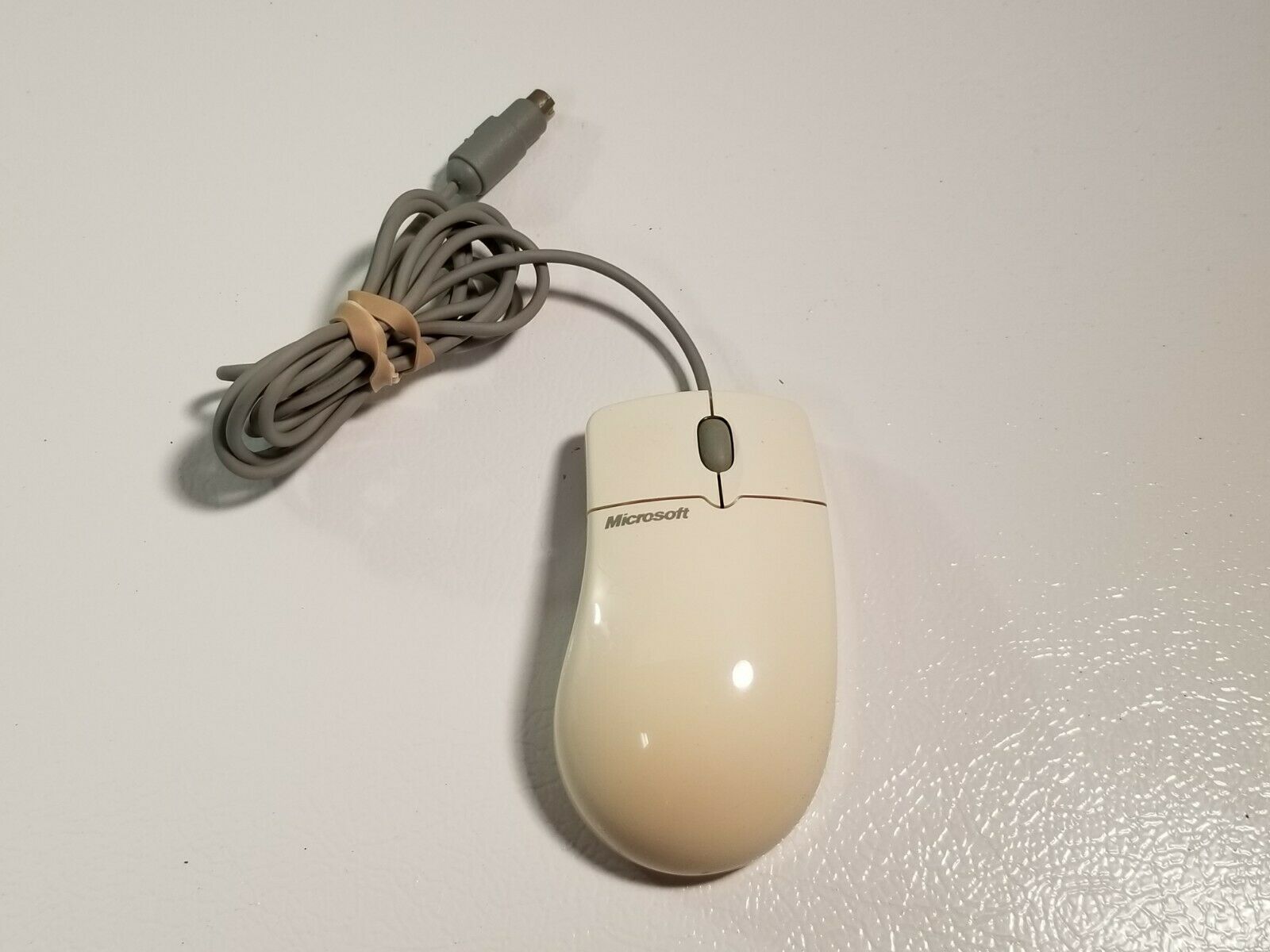 Vintage Microsoft IntelliMouse Wired PS/2 Mechanical Ball Mouse | #17528823
