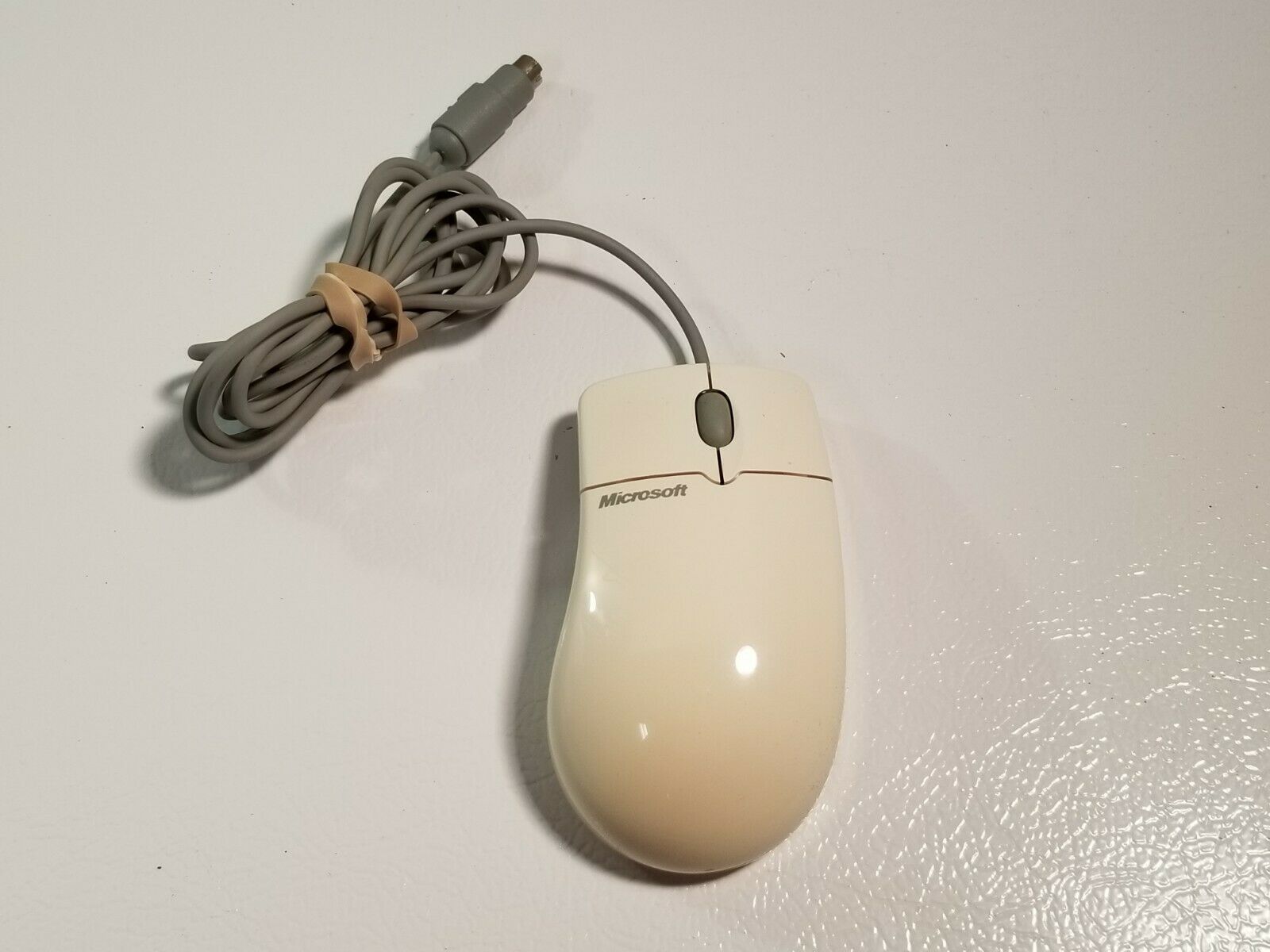 Vintage Microsoft IntelliMouse Wired PS/2 Mechanical Ball Mouse | #17528823