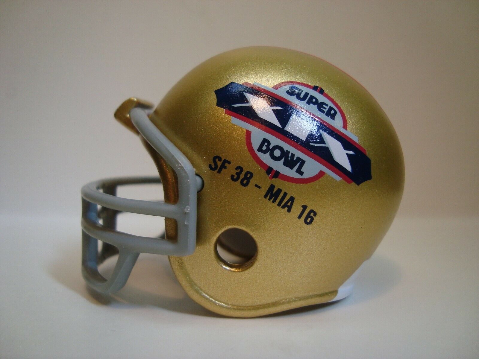 (1) San Francisco 49ers (Bowl XIX) Riddell Pocket Pro Football Helmet ...