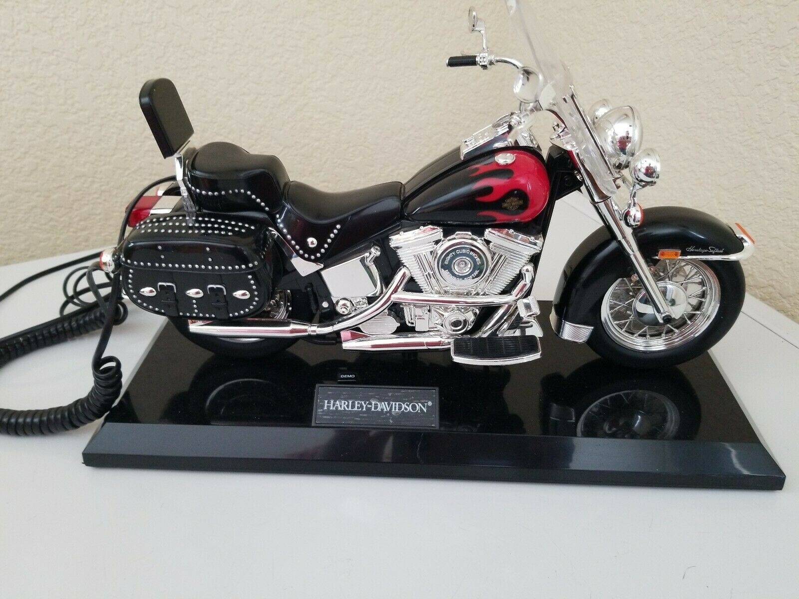 Harley Davidson Motorcycle Telephone Novelty Phone Heritage Softail ...