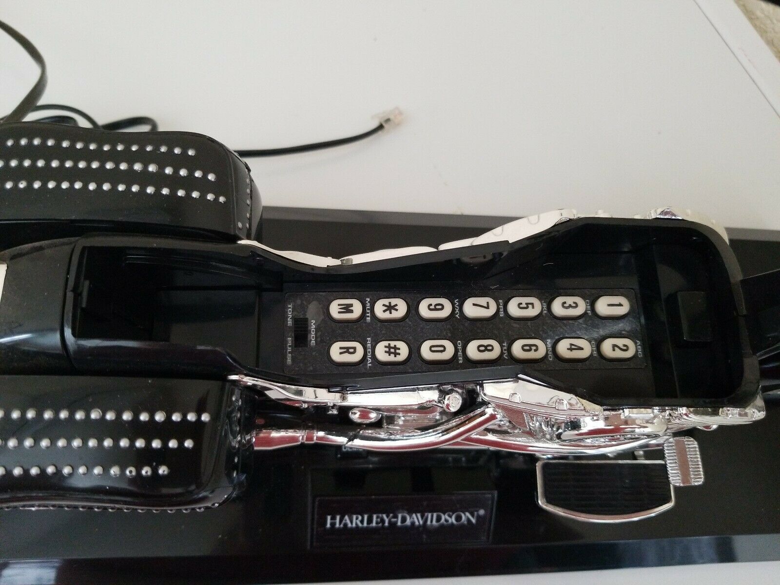 Harley Davidson Motorcycle Telephone Novelty Phone Heritage Softail ...