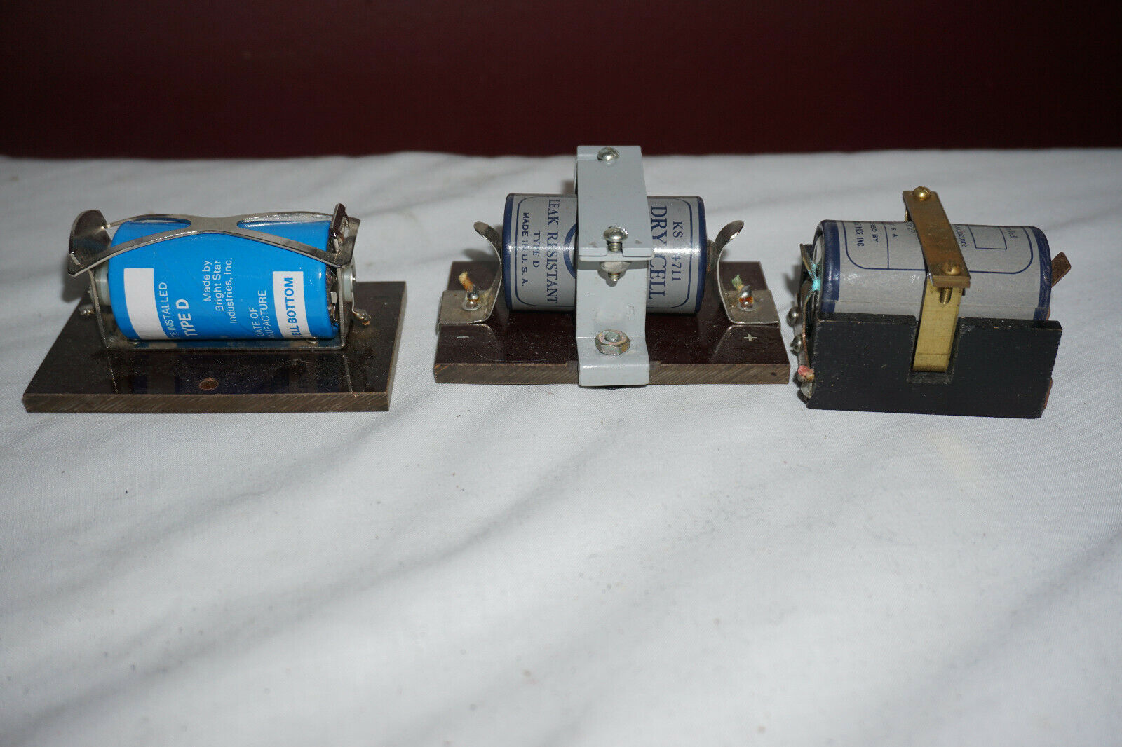 (3) Vintage Western Electric D CELL Battery Holder | #17497983