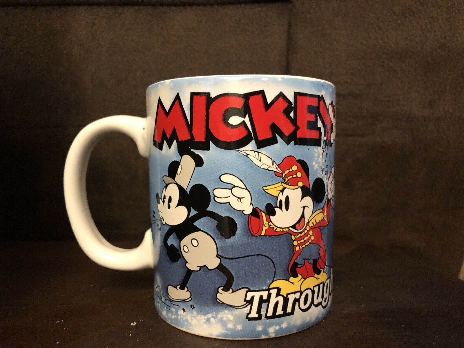 Disney Mickey Mouse Through The Years Mug Cup Coffee Vintage Jerry ...