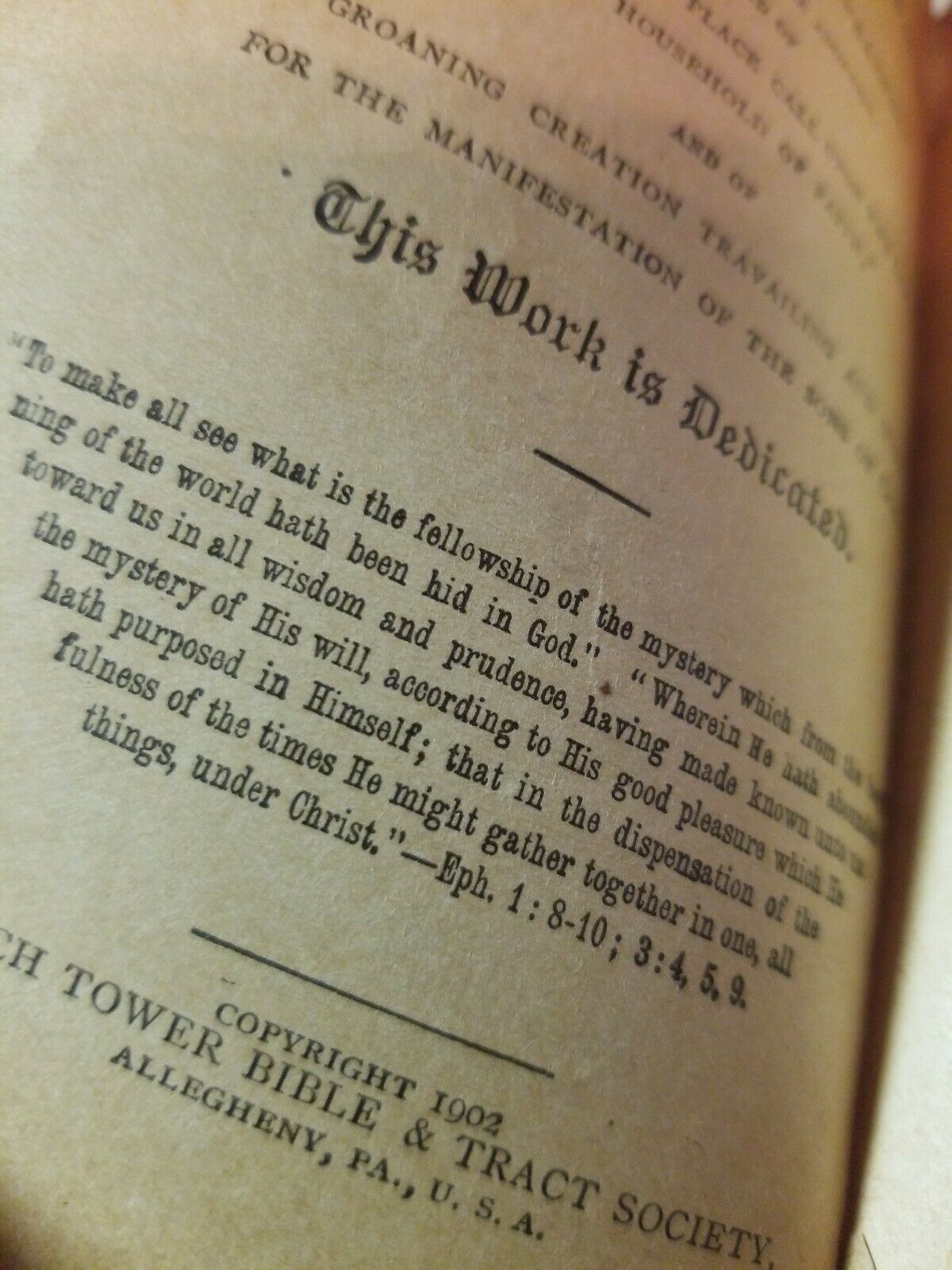 Poems And Hymns Of Dawn 1902 Watchtower Jehovah | #17465940