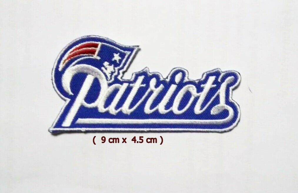 England Patriots NFL Logo Embroidery Patch Iron And Sewing On Clothes ...