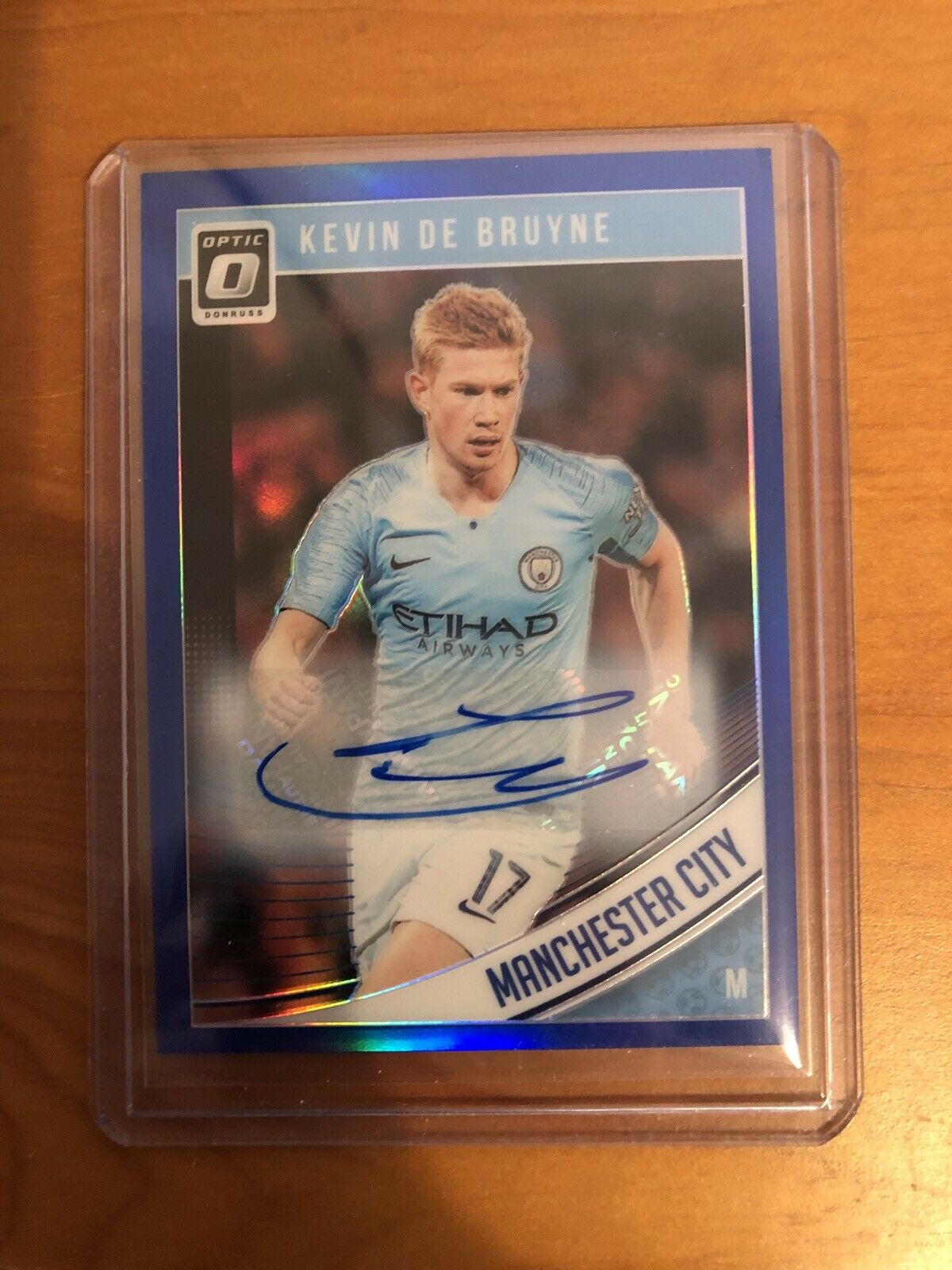 Donruss Soccer 2018/19 Kevin De Bruyne Manchester City Autograph Card ...
