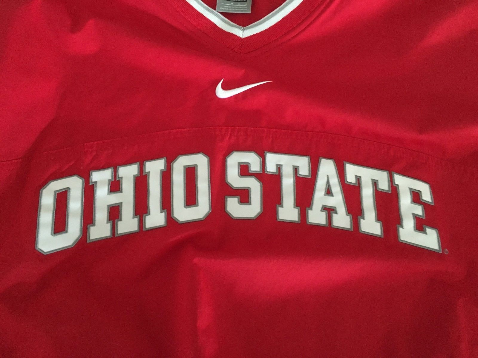 Ohio State Buckeyes Windbreaker Jacket Men ' S Medium Nike Team Red OSU ...