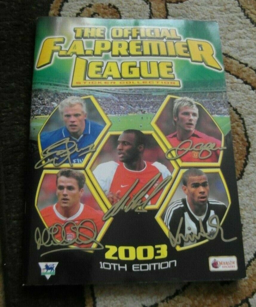 Merlin The Official F. A Premier League 2003 10th Edition Sticker Album ...